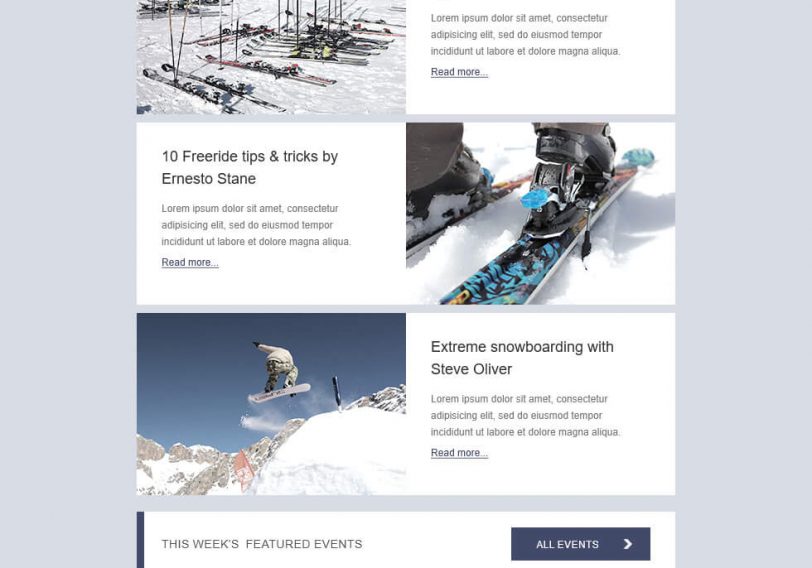 Free & Premium HTML Email Templates by MailBakery